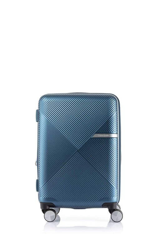 Samsonite Volant Spinner 55 20 Exp Unisex Matt Navy Cabin Luggage