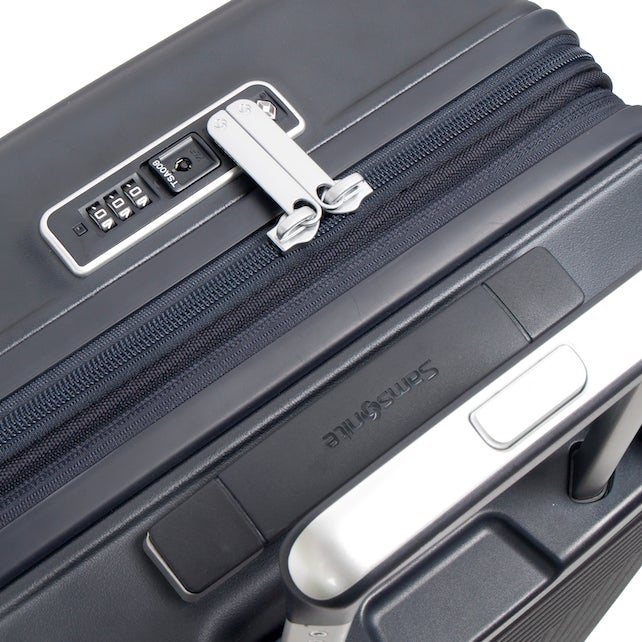 Samsonite Apinex Spinner 55 20 Exp Unisex Matte Dark Navy Cabin Luggage