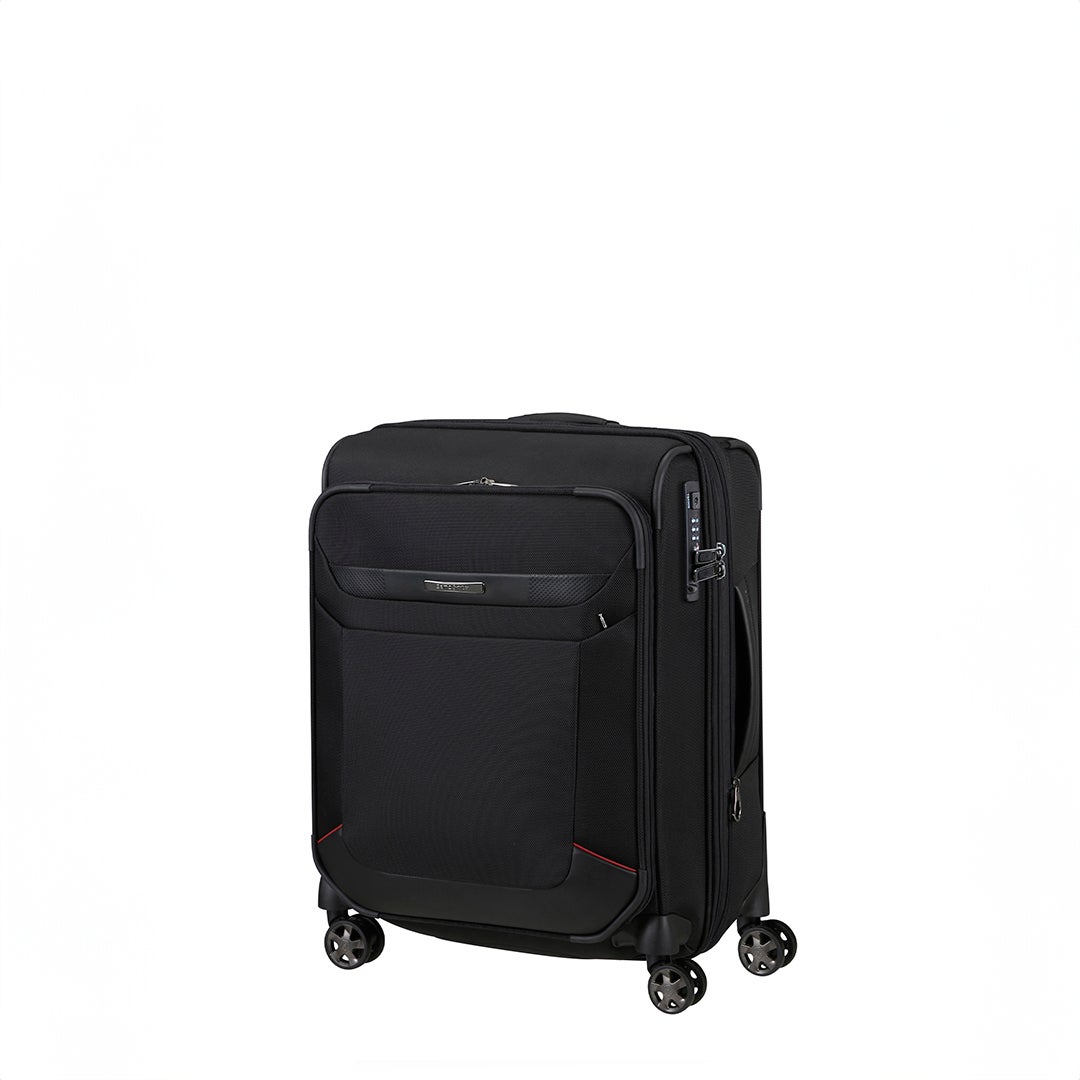 Samsonite Pro Dlx 6 Spinner 55/20 Exp Unisex Black Cabin Luggage