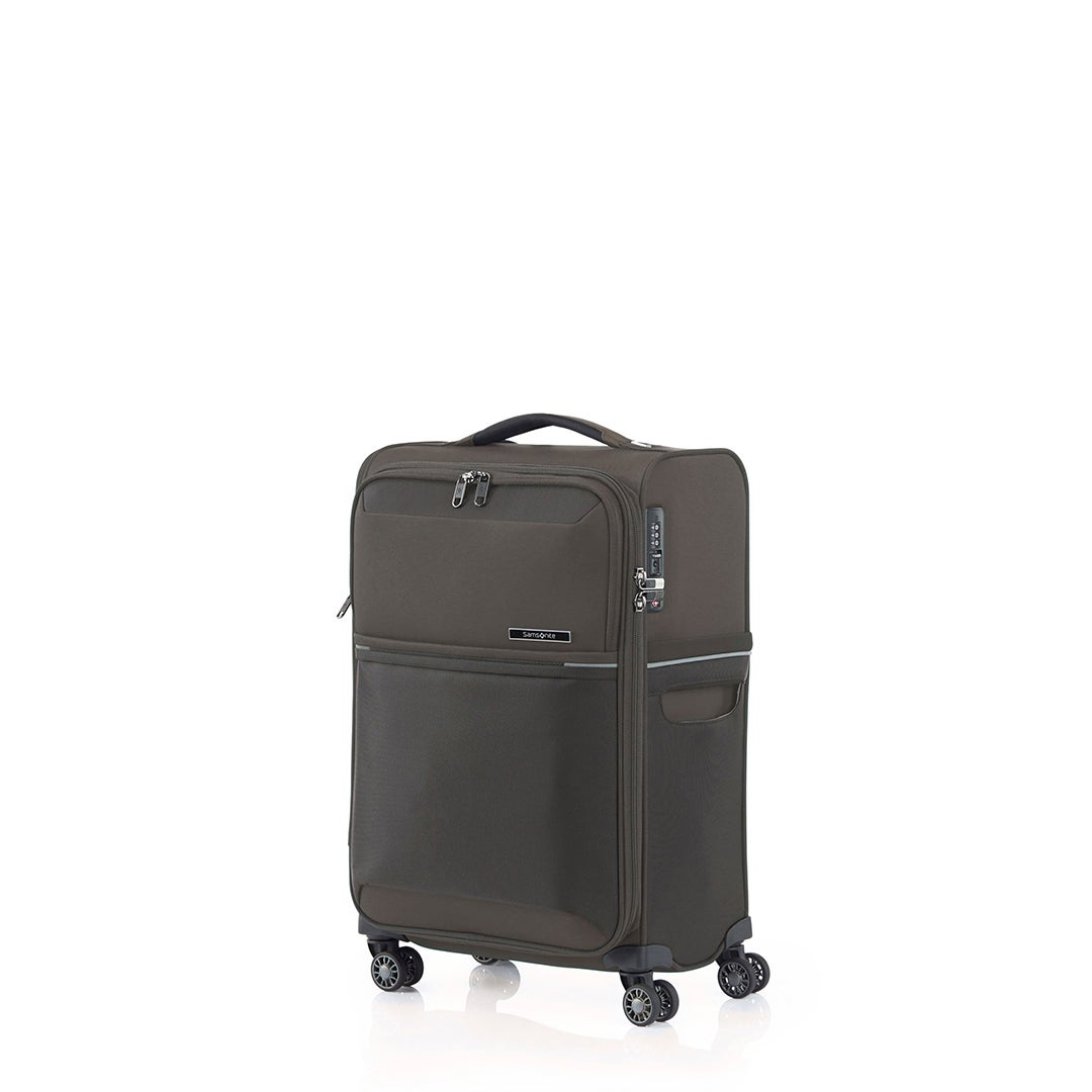 Samsonite 73h Spinner 55 20 Unisex Platin Grey Cabin Luggage